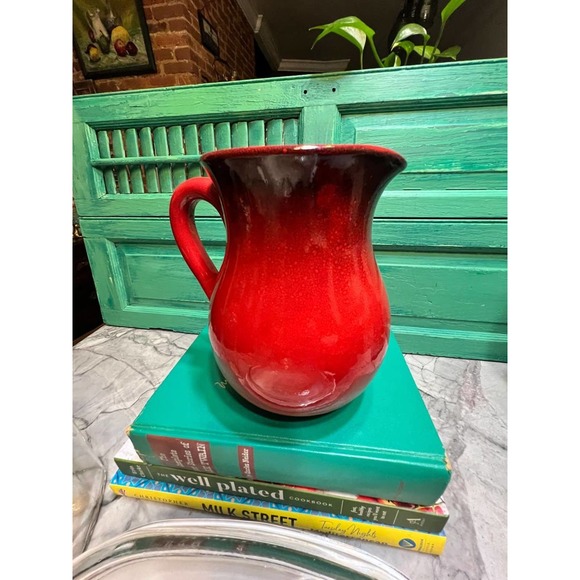 Other | Red Pottery Pitcher Jug Italy | Poshmark